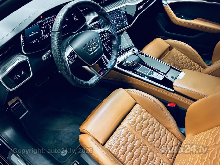 Melns Audi RS6 2022 Tallina, ar dzinēja tilpumu 0.00 L un nobraukumu 22 tūkst. km par 99900 €, foto 6 vietnē AUTOMOTO.COM.LV