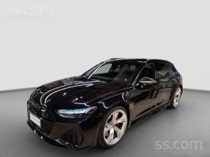 Melns Audi RS6 2025 Rīga, ar dzinēja tilpumu 4.00 L un nobraukumu 16 tūkst. km par 118800 €, foto  vietnē AUTOMOTO.COM.LV
