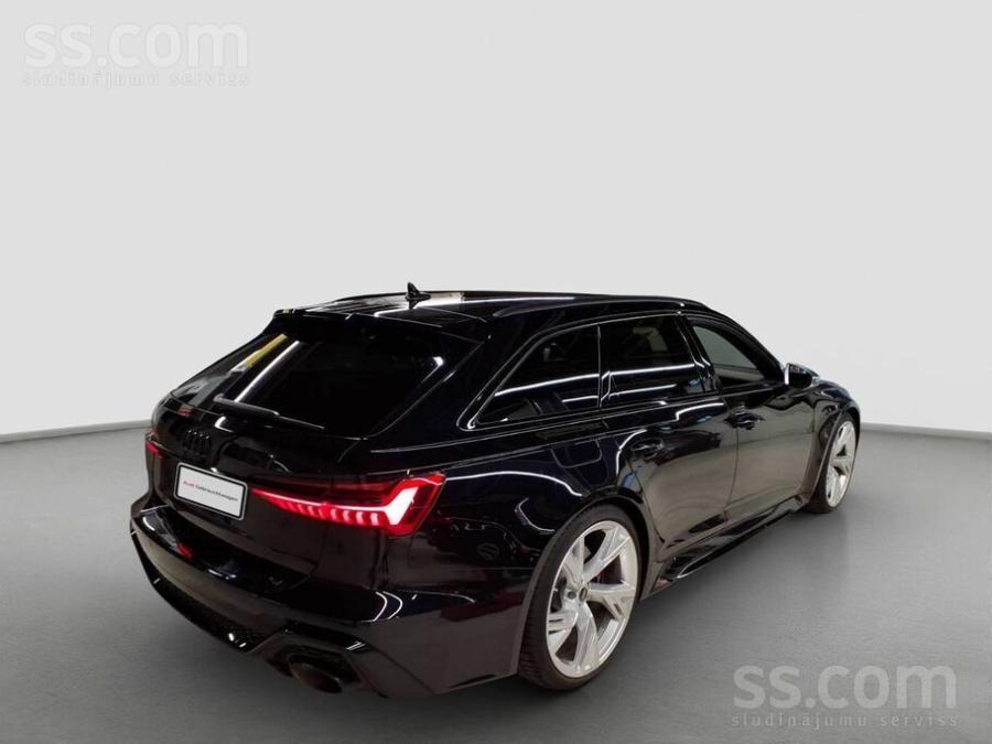 Melns Audi RS6 2025 Rīga, ar dzinēja tilpumu 4.00 L un nobraukumu 16 tūkst. km par 118800 €, foto 3 vietnē AUTOMOTO.COM.LV