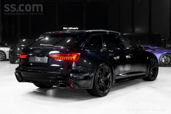 Melns Audi RS6 2025 Rīga, ar dzinēja tilpumu 4.00 L un nobraukumu 23 tūkst. km par 117370 €, foto 5 vietnē AUTOMOTO.COM.LV