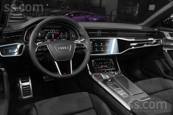 Melns Audi RS6 2025 Rīga, ar dzinēja tilpumu 4.00 L un nobraukumu 23 tūkst. km par 117370 €, foto 11 vietnē AUTOMOTO.COM.LV
