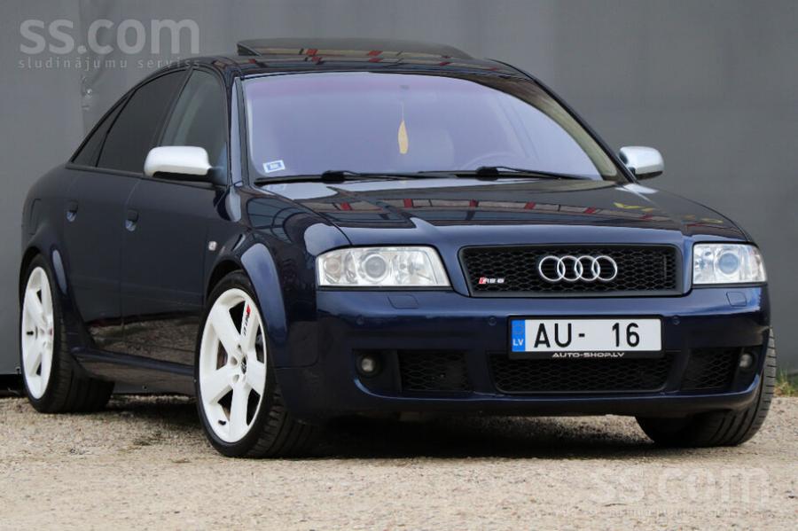 Zils Audi RS6 2003 Tukums, ar dzinēja tilpumu 4.20 L un nobraukumu 320 tūkst. km par 12500 €, foto 1 vietnē AUTOMOTO.COM.LV