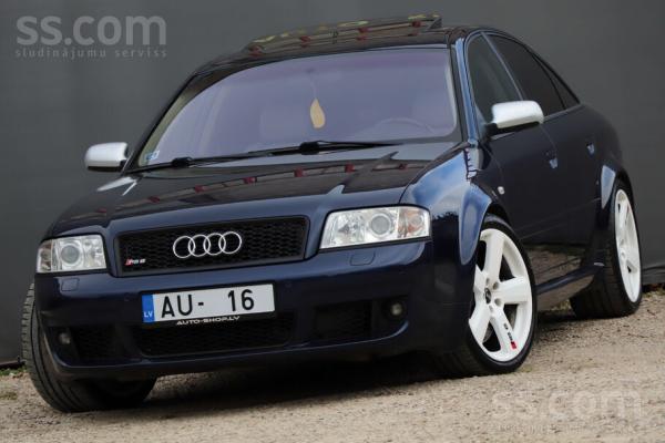 Zils Audi RS6 2003 Tukums, ar dzinēja tilpumu 4.20 L un nobraukumu 320 tūkst. km par 12500 €, foto 2 vietnē AUTOMOTO.COM.LV