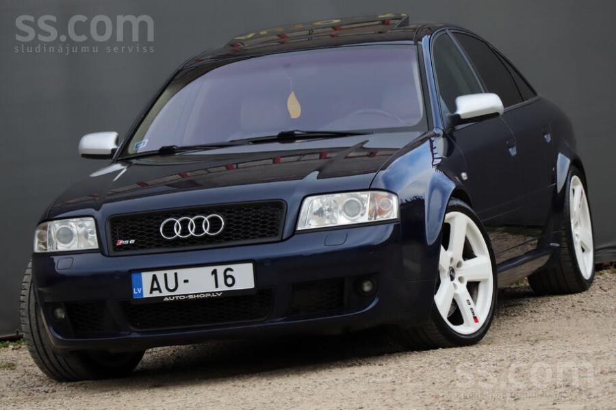 Zils Audi RS6 2003 Tukums, ar dzinēja tilpumu 4.20 L un nobraukumu 320 tūkst. km par 12500 €, foto 2 vietnē AUTOMOTO.COM.LV
