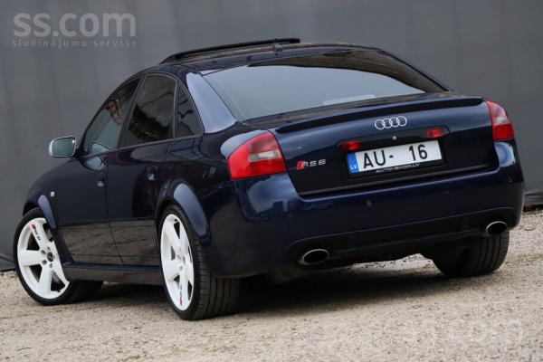 Zils Audi RS6 2003 Tukums, ar dzinēja tilpumu 4.20 L un nobraukumu 320 tūkst. km par 12500 €, foto 4 vietnē AUTOMOTO.COM.LV