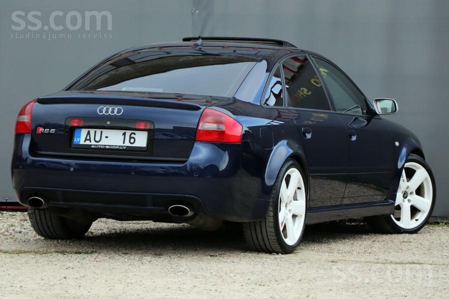 Zils Audi RS6 2003 Tukums, ar dzinēja tilpumu 4.20 L un nobraukumu 340 tūkst. km par 11900 €, foto 4 vietnē AUTOMOTO.COM.LV