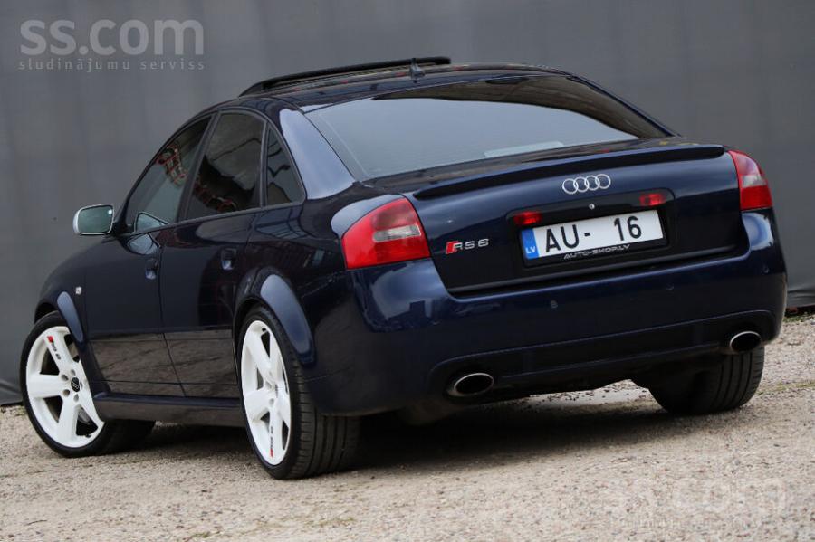 Zils Audi RS6 2003 Tukums, ar dzinēja tilpumu 4.20 L un nobraukumu 340 tūkst. km par 11900 €, foto 5 vietnē AUTOMOTO.COM.LV