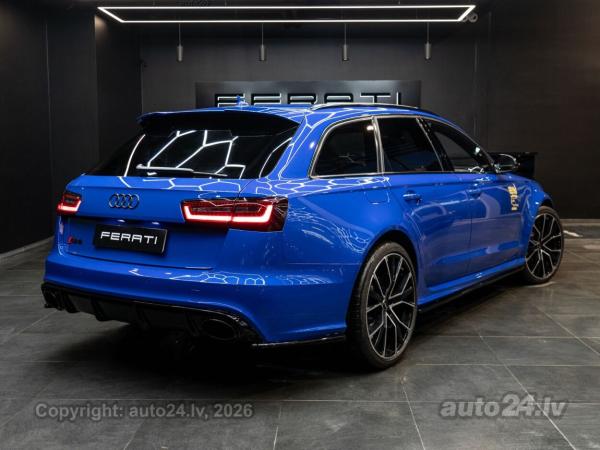 Blue Audi RS6 2014 in Tallinn, with an engine capacity of 4.00 L and mileage of 132 thousand km for 64900 €, photo 2 on AUTOMOTO.COM.LV