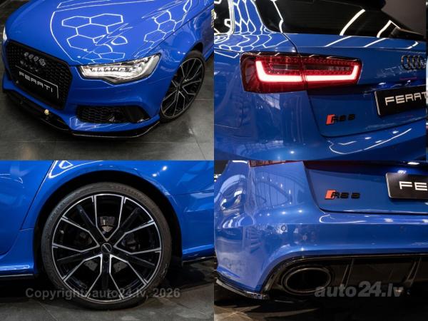 Blue Audi RS6 2014 in Tallinn, with an engine capacity of 4.00 L and mileage of 132 thousand km for 64900 €, photo 3 on AUTOMOTO.COM.LV