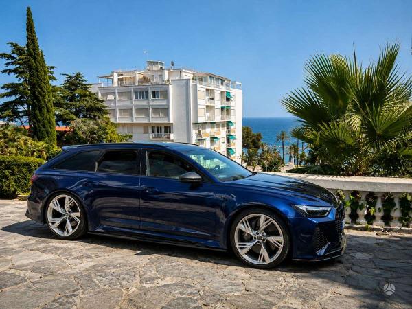 Zils Audi RS6 2021 Panevēža, ar dzinēja tilpumu 4.00 L un nobraukumu 80 tūkst. km par 82000 €, foto 8 vietnē AUTOMOTO.COM.LV