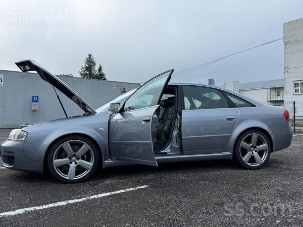 Pelēks Audi RS6 2003 Rīga, ar dzinēja tilpumu 4.20 L un nobraukumu 94 tūkst. km par 19500 €, foto 1 vietnē AUTOMOTO.COM.LV