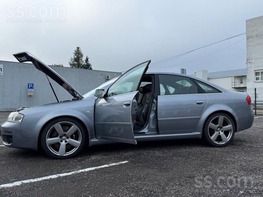 Pelēks Audi RS6 2003 Rīga, ar dzinēja tilpumu 4.20 L un nobraukumu 94 tūkst. km par 19500 €, foto 1 vietnē AUTOMOTO.COM.LV