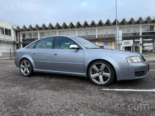 Pelēks Audi RS6 2003 Rīga, ar dzinēja tilpumu 4.20 L un nobraukumu 94 tūkst. km par 19500 €, foto 2 vietnē AUTOMOTO.COM.LV