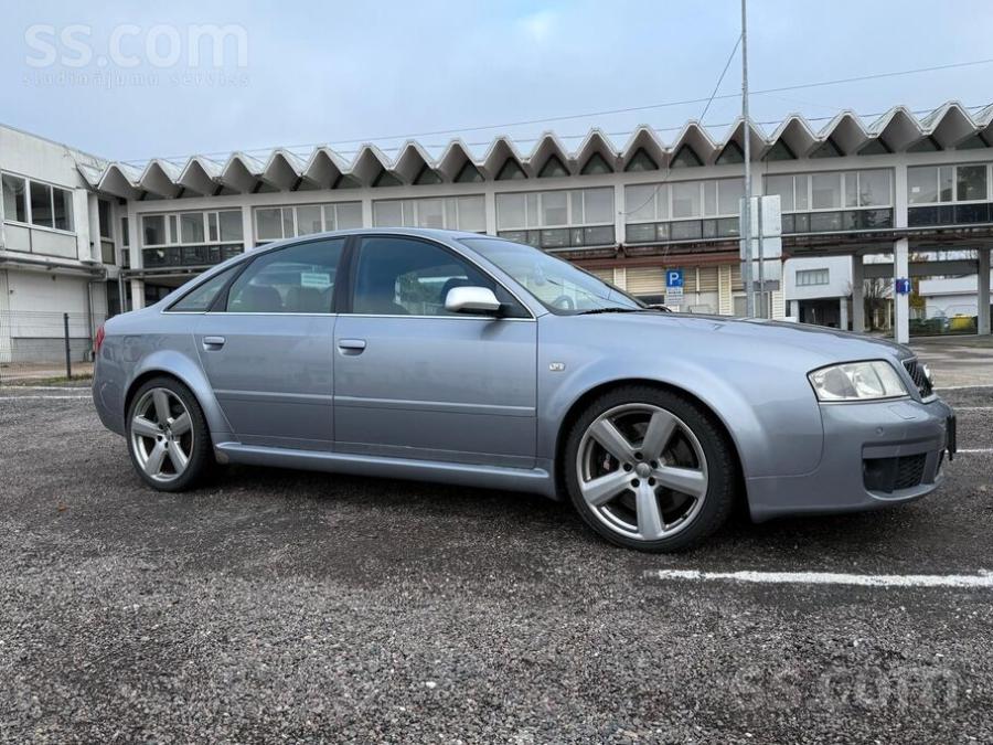 Pelēks Audi RS6 2003 Rīga, ar dzinēja tilpumu 4.20 L un nobraukumu 94 tūkst. km par 19500 €, foto 3 vietnē AUTOMOTO.COM.LV