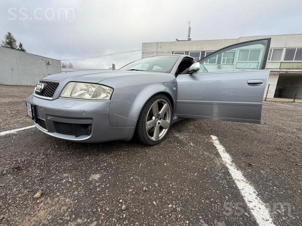 Pelēks Audi RS6 2003 Rīga, ar dzinēja tilpumu 4.20 L un nobraukumu 94 tūkst. km par 19500 €, foto 3 vietnē AUTOMOTO.COM.LV