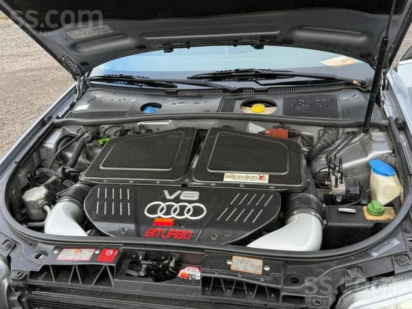 Pelēks Audi RS6 2003 Rīga, ar dzinēja tilpumu 4.20 L un nobraukumu 94 tūkst. km par 19500 €, foto 4 vietnē AUTOMOTO.COM.LV