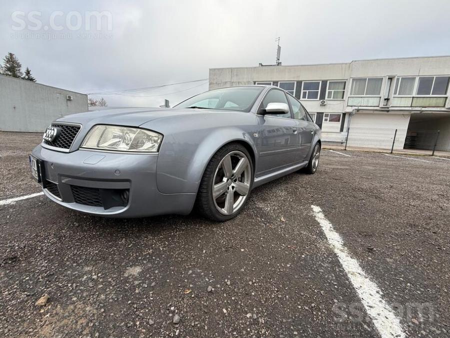 Pelēks Audi RS6 2003 Rīga, ar dzinēja tilpumu 4.20 L un nobraukumu 94 tūkst. km par 19500 €, foto 14 vietnē AUTOMOTO.COM.LV