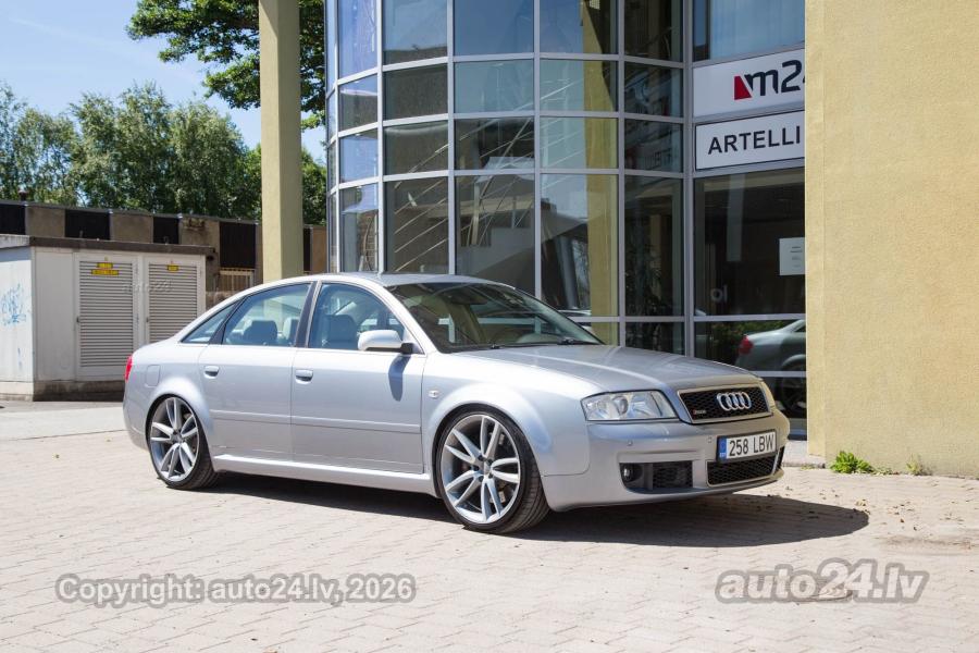 Grey Audi RS6 2004 in Tallinn, with an engine capacity of 4.20 L and mileage of 119 thousand km for 20990 €, photo 5 on AUTOMOTO.COM.LV