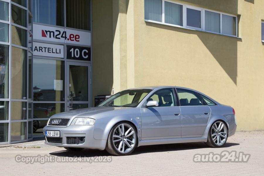 Grey Audi RS6 2004 in Tallinn, with an engine capacity of 4.20 L and mileage of 119 thousand km for 20990 €, photo 6 on AUTOMOTO.COM.LV