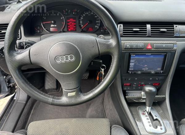 Grey Audi RS6 2003 in Ogre, with an engine capacity of 4.20 L and mileage of 95 thousand km for 21500 €, photo 10 on AUTOMOTO.COM.LV