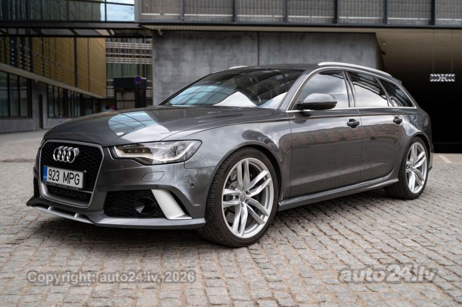 Grey Audi RS6 2013 in Tartu, with an engine capacity of 4.00 L and mileage of 223 thousand km for 35000 €, photo 1 on AUTOMOTO.COM.LV