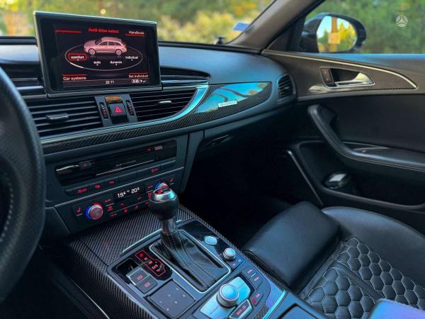Grey Audi RS6 2013 in Siauliai, with an engine capacity of 4.00 L and mileage of 99 thousand km for 40000 €, photo 10 on AUTOMOTO.COM.LV