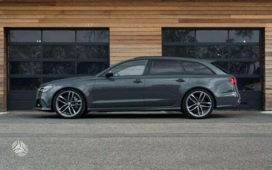 Pelēks Audi RS6 2014 Viļņa, ar dzinēja tilpumu 4.00 L un nobraukumu 125 tūkst. km par 55000 €, foto 3 vietnē AUTOMOTO.COM.LV