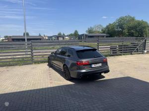 Grey Audi RS6 2014 in Vilnius, with an engine capacity of 3.99 L and mileage of 220 thousand km for 39000 €, photo 6 on AUTOMOTO.COM.LV