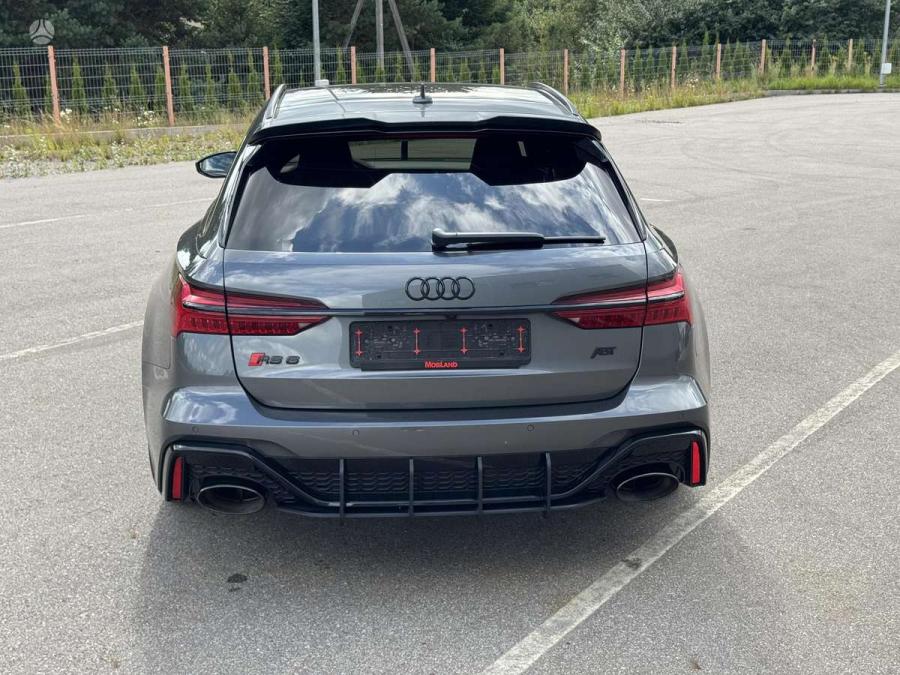 Pelēks Audi RS6 2019 Viļņa, ar dzinēja tilpumu 4.00 L un nobraukumu 90 tūkst. km par 68000 €, foto 6 vietnē AUTOMOTO.COM.LV
