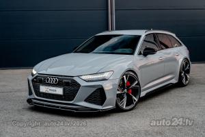 Pelēks Audi RS6 2020 Pērnava, ar dzinēja tilpumu 4.00 L un nobraukumu 116 tūkst. km par 70990 €, foto 1 vietnē AUTOMOTO.COM.LV