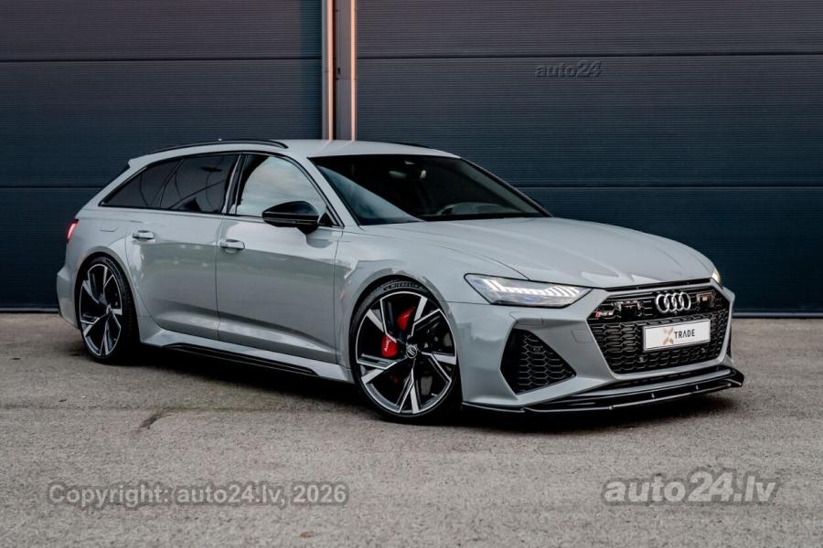 Pelēks Audi RS6 2020 Pērnava, ar dzinēja tilpumu 4.00 L un nobraukumu 116 tūkst. km par 70990 €, foto 3 vietnē AUTOMOTO.COM.LV
