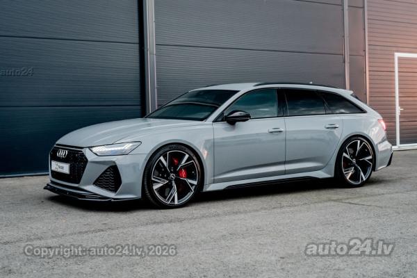 Pelēks Audi RS6 2020 Pērnava, ar dzinēja tilpumu 4.00 L un nobraukumu 116 tūkst. km par 70990 €, foto 9 vietnē AUTOMOTO.COM.LV