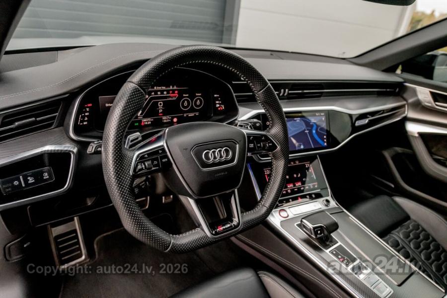 Pelēks Audi RS6 2020 Pērnava, ar dzinēja tilpumu 4.00 L un nobraukumu 116 tūkst. km par 70990 €, foto 14 vietnē AUTOMOTO.COM.LV