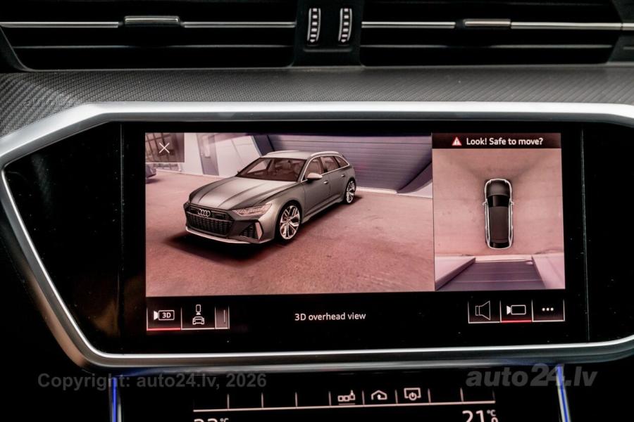 Pelēks Audi RS6 2020 Pērnava, ar dzinēja tilpumu 4.00 L un nobraukumu 116 tūkst. km par 70990 €, foto 26 vietnē AUTOMOTO.COM.LV