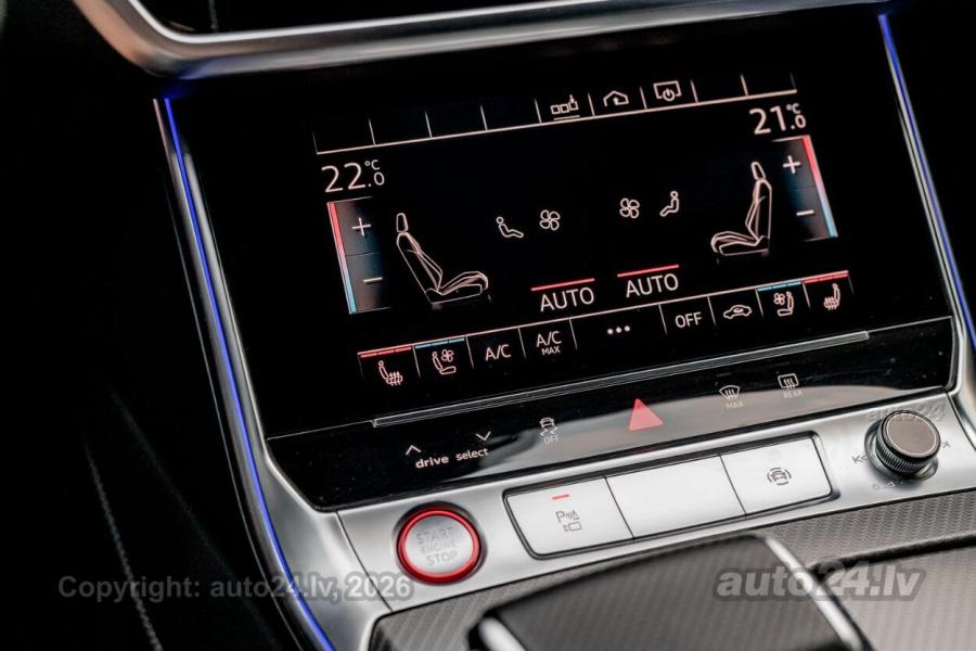 Pelēks Audi RS6 2020 Pērnava, ar dzinēja tilpumu 4.00 L un nobraukumu 116 tūkst. km par 70990 €, foto 27 vietnē AUTOMOTO.COM.LV