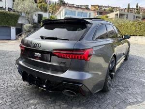 Pelēks Audi RS6 2020 Viļņa, ar dzinēja tilpumu 4.00 L un nobraukumu 90 tūkst. km par 68000 €, foto 6 vietnē AUTOMOTO.COM.LV