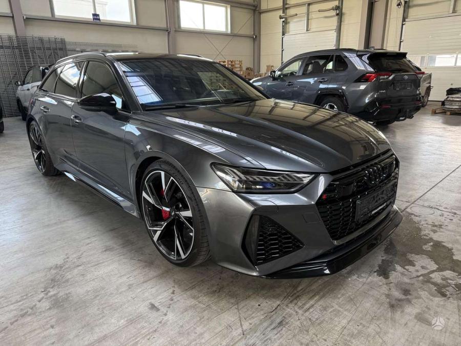 Pelēks Audi RS6 2020 Viļņa, ar dzinēja tilpumu 4.00 L un nobraukumu 90 tūkst. km par 68000 €, foto 20 vietnē AUTOMOTO.COM.LV