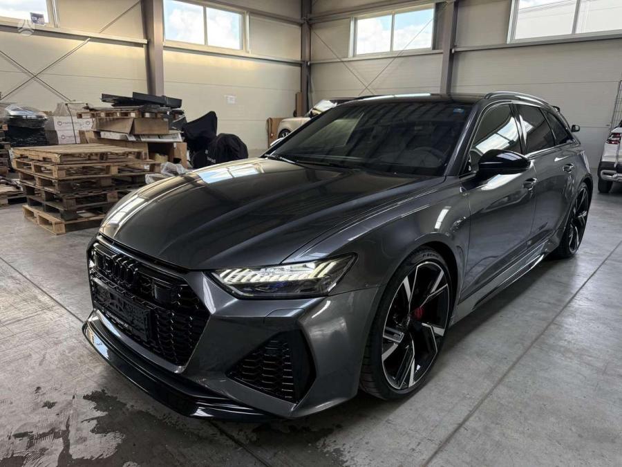 Pelēks Audi RS6 2020 Viļņa, ar dzinēja tilpumu 4.00 L un nobraukumu 90 tūkst. km par 68000 €, foto 22 vietnē AUTOMOTO.COM.LV