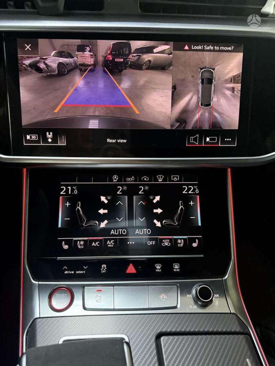 Pelēks Audi RS6 2020 Viļņa, ar dzinēja tilpumu 4.00 L un nobraukumu 90 tūkst. km par 68000 €, foto 26 vietnē AUTOMOTO.COM.LV
