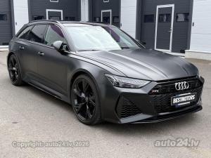 Grey Audi RS6 2021 in Tallinn, with an engine capacity of 4.00 L and mileage of 27 thousand km for 79999 €, photo 3 on AUTOMOTO.COM.LV