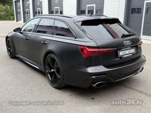 Grey Audi RS6 2021 in Tallinn, with an engine capacity of 4.00 L and mileage of 27 thousand km for 79999 €, photo 4 on AUTOMOTO.COM.LV