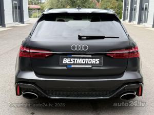 Grey Audi RS6 2021 in Tallinn, with an engine capacity of 4.00 L and mileage of 27 thousand km for 79999 €, photo 6 on AUTOMOTO.COM.LV