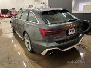 Grey Audi RS6 2021 in Tallinn, with an engine capacity of 4.00 L and mileage of 27 thousand km for 79999 €, photo 12 on AUTOMOTO.COM.LV