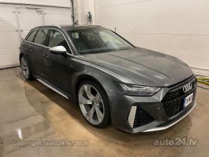 Grey Audi RS6 2021 in Tallinn, with an engine capacity of 4.00 L and mileage of 27 thousand km for 79999 €, photo 14 on AUTOMOTO.COM.LV