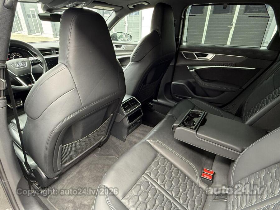 Grey Audi RS6 2021 in Tallinn, with an engine capacity of 4.00 L and mileage of 27 thousand km for 79999 €, photo 22 on AUTOMOTO.COM.LV