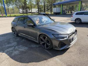 Pelēks Audi RS6 2021 Kauņa, ar dzinēja tilpumu 4.00 L un nobraukumu 117 tūkst. km par 55000 €, foto 3 vietnē AUTOMOTO.COM.LV