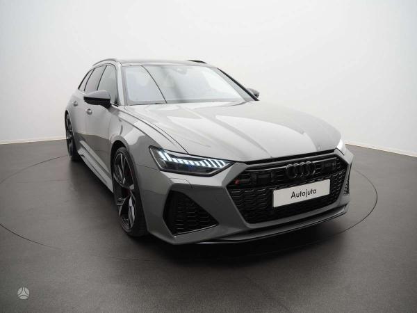 Pelēks Audi RS6 2023 Viļņa, ar dzinēja tilpumu 4.00 L un nobraukumu 47 tūkst. km par 98900 €, foto 3 vietnē AUTOMOTO.COM.LV