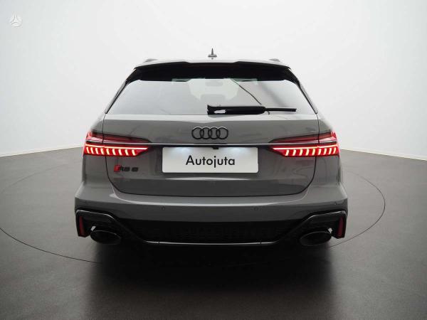 Pelēks Audi RS6 2023 Viļņa, ar dzinēja tilpumu 4.00 L un nobraukumu 47 tūkst. km par 98900 €, foto 5 vietnē AUTOMOTO.COM.LV