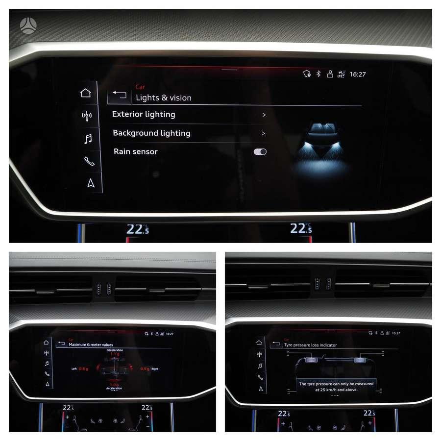 Pelēks Audi RS6 2023 Viļņa, ar dzinēja tilpumu 4.00 L un nobraukumu 33 tūkst. km par 97000 €, foto 23 vietnē AUTOMOTO.COM.LV