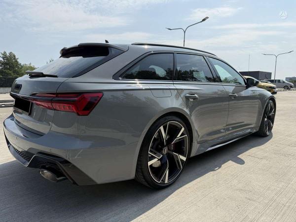 Audi RS6 2023 in Vilnius on AUTOMOTO.COM.LV Grey Audi RS6 2023 in Vilnius, with an engine capacity of 4.00 L and mileage of 36 thousand km for 92900 €, photo 5 on AUTOMOTO.COM.LV